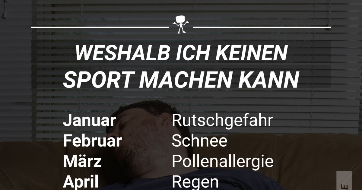 Weshalb ich keinen Sport machen kann | Webfail - Fail Bilder und Fail ...