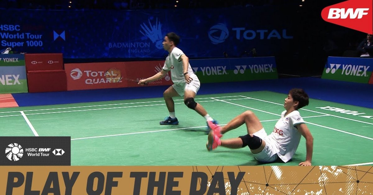 Hört einfach nicht mehr auf: Badminton Schlagabtausch über 82 Schläge ...