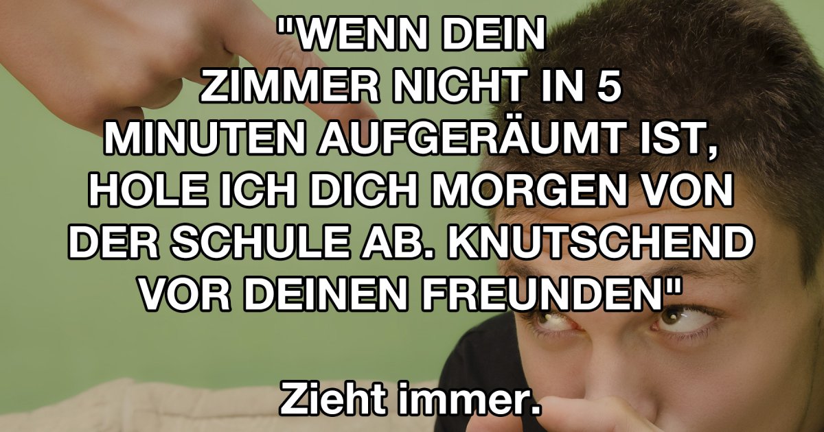 Schlimme Drohung - Fun Bild | Webfail - Fail Bilder und Fail Videos