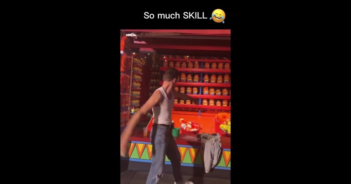 Wenn du es an der Wurfbude richtig drauf hast | Webfail - Fail Bilder ...