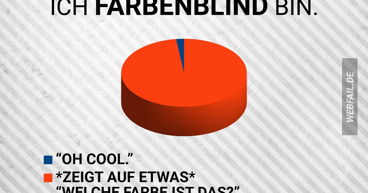 Ich bin Farbenblind | Webfail - Fail Bilder und Fail Videos
