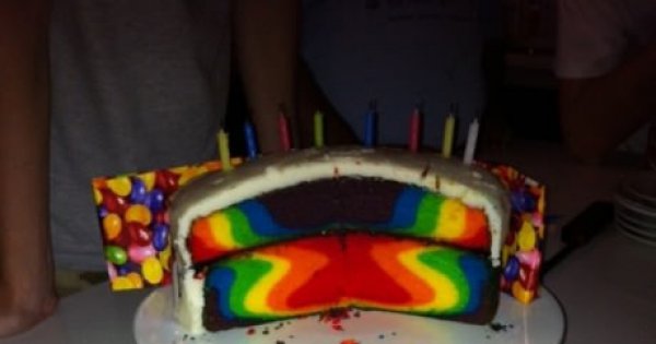 Awesome rainbow cake is awesome - Win Picture | Webfail - Fail Pictures ...