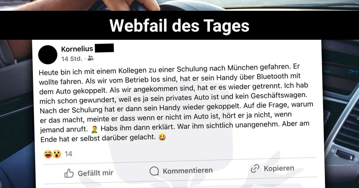 Bluetooth im Auto | Webfail - Fail Bilder und Fail Videos