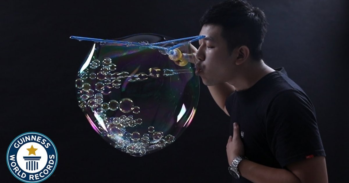 World Record Of The Most Bubbles In One Single Bubble | Webfail - Fail ...