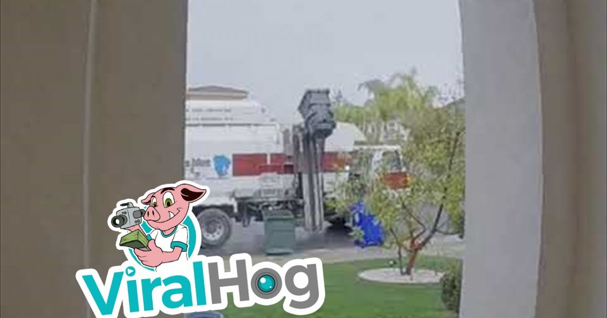 Garbage Trucks Takes Complete Garbage Can | Webfail - Fail Pictures and ...