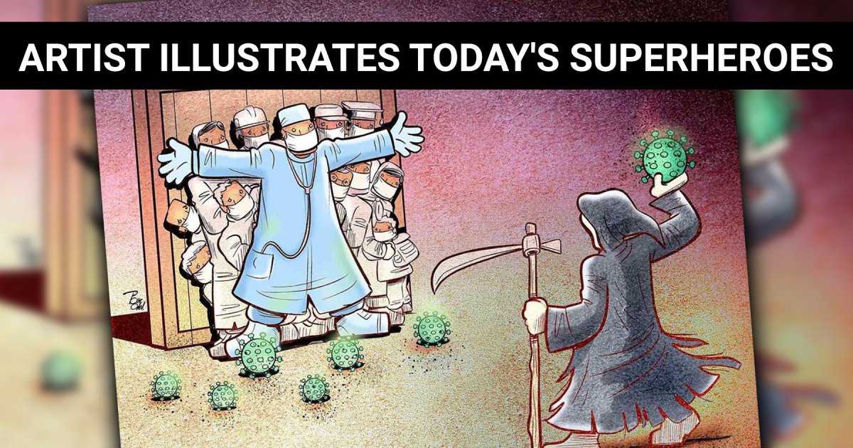 Artist illustrates the reality of today's superheroes | Webfail - Fail ...