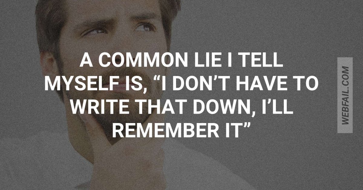 The biggest lie I tell myself | Webfail - Fail Pictures and Fail Videos