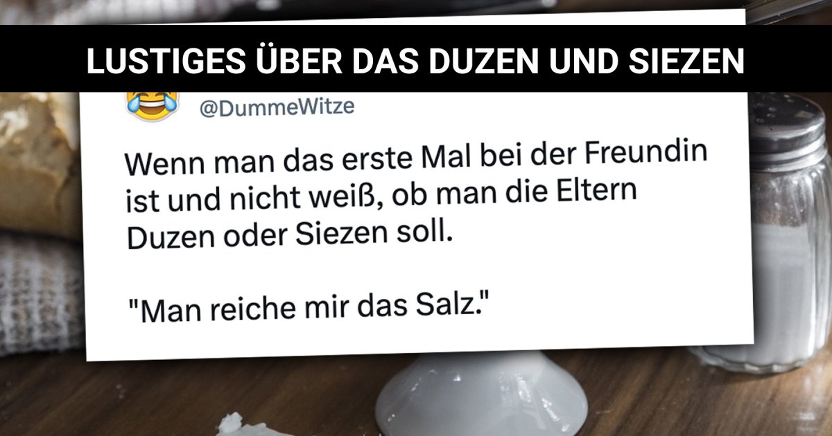Lustiges über das Duzen und Siezen | Webfail - Fail Bilder und Fail Videos
