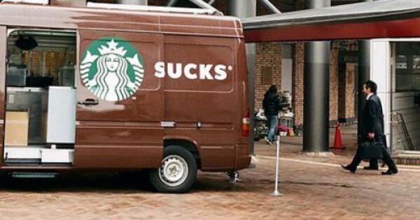 Starbucks van fail - Fail Picture | Webfail - Fail Pictures and Fail Videos
