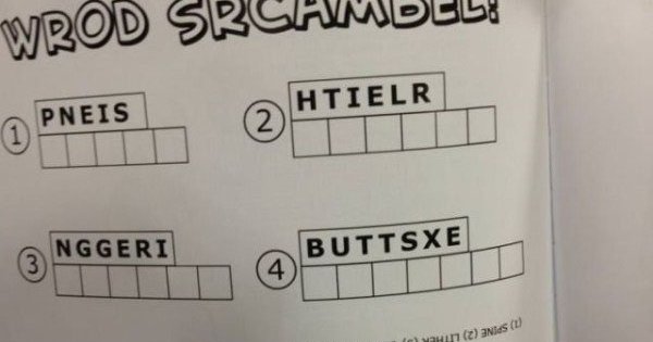 Word Scramble - Win/Fail Picture | Webfail - Fail Pictures and Fail Videos