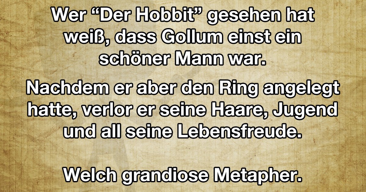 Ein Ring, sie alle zu knechten - Fun Bild | Webfail - Fail Bilder und ...