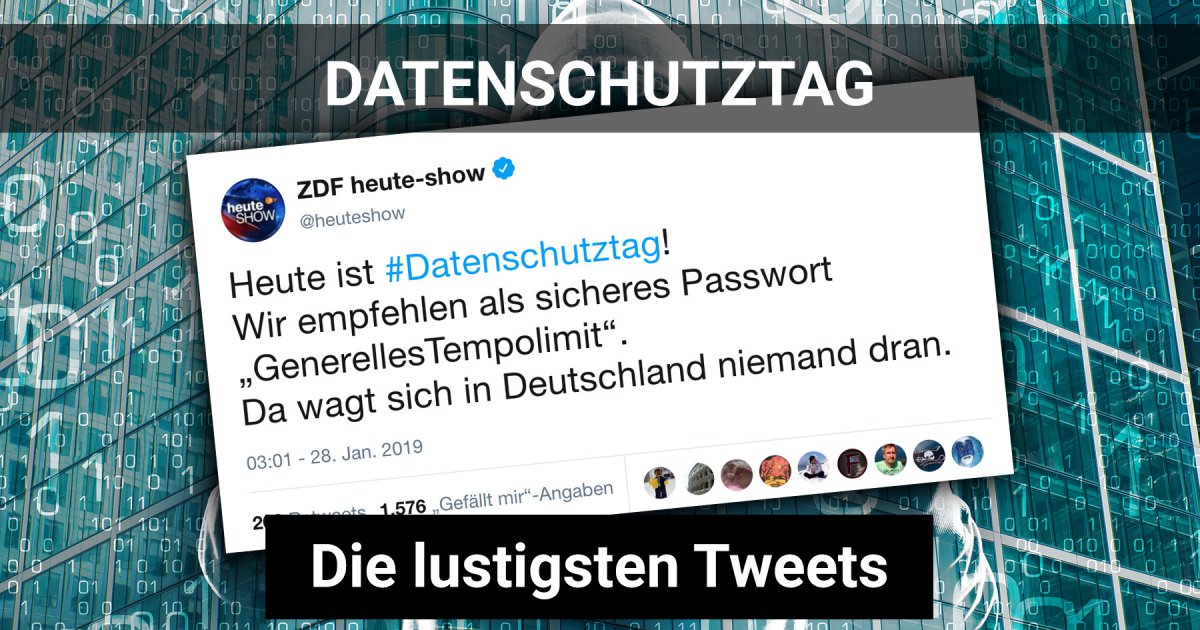 #Datenschutztag: Die lustigsten Tweets rund um den Datenschutz ...