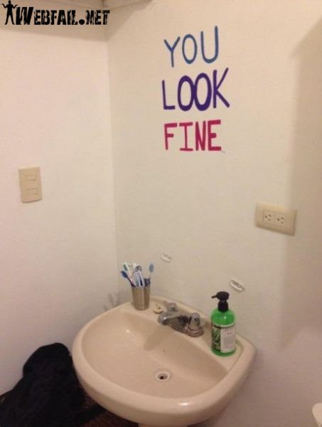 No need of a mirror - Win Picture | Webfail - Fail Pictures and Fail Videos