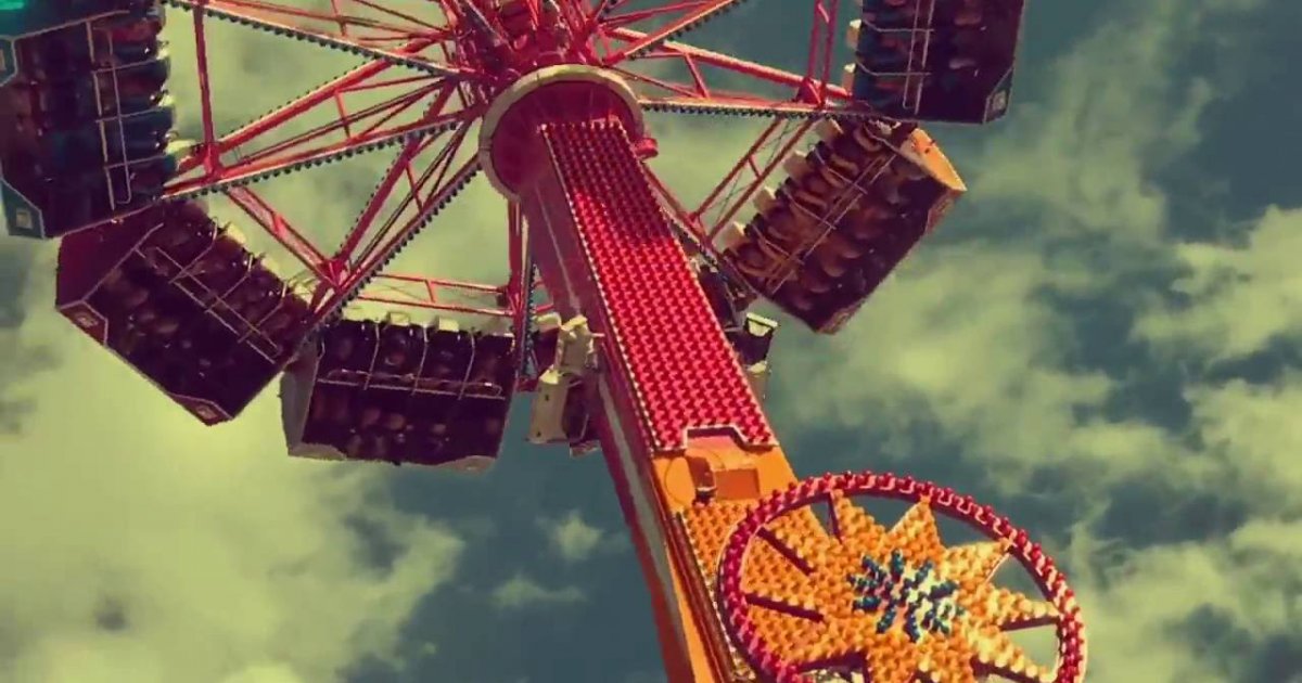 Kid pukes seemingly never-ending stream of vomit on rollercoaster ...