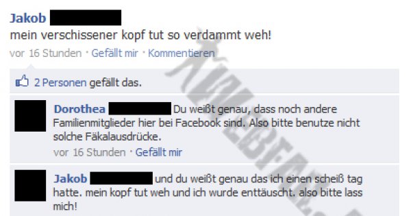 Heulsuse Fail - Eltern Win - Facebook Fail des Tages 23.03.2011 | Webfail - Fail Bilder und Fail ...